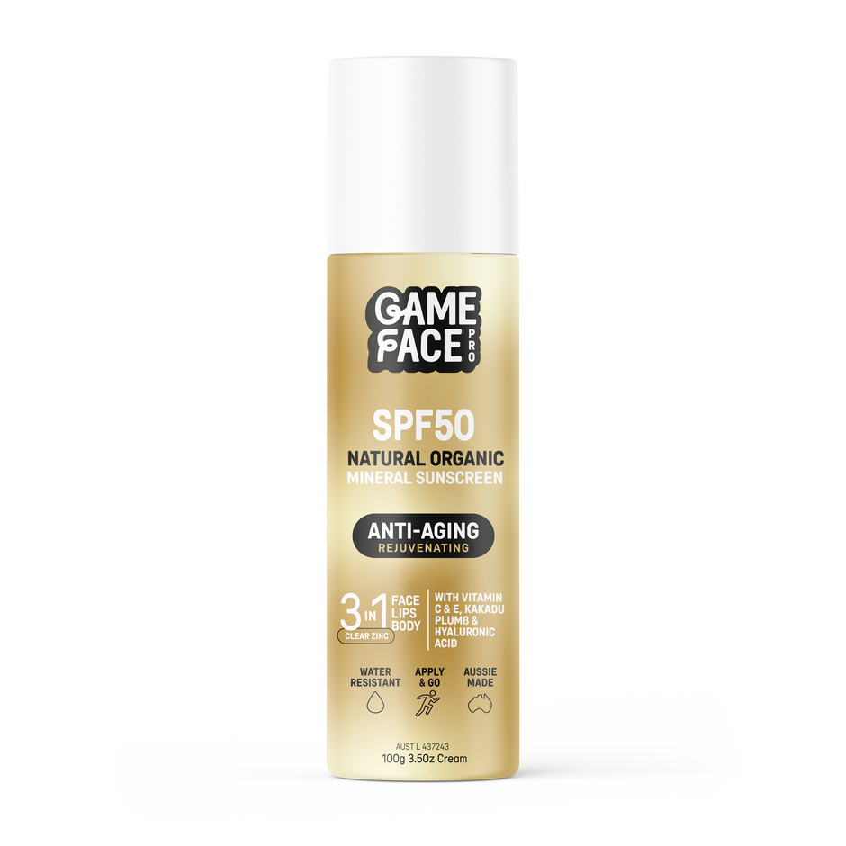 'Sport' SPF50 1Kg Sunscreen Face & Body Sunscreen – Game Face Pro