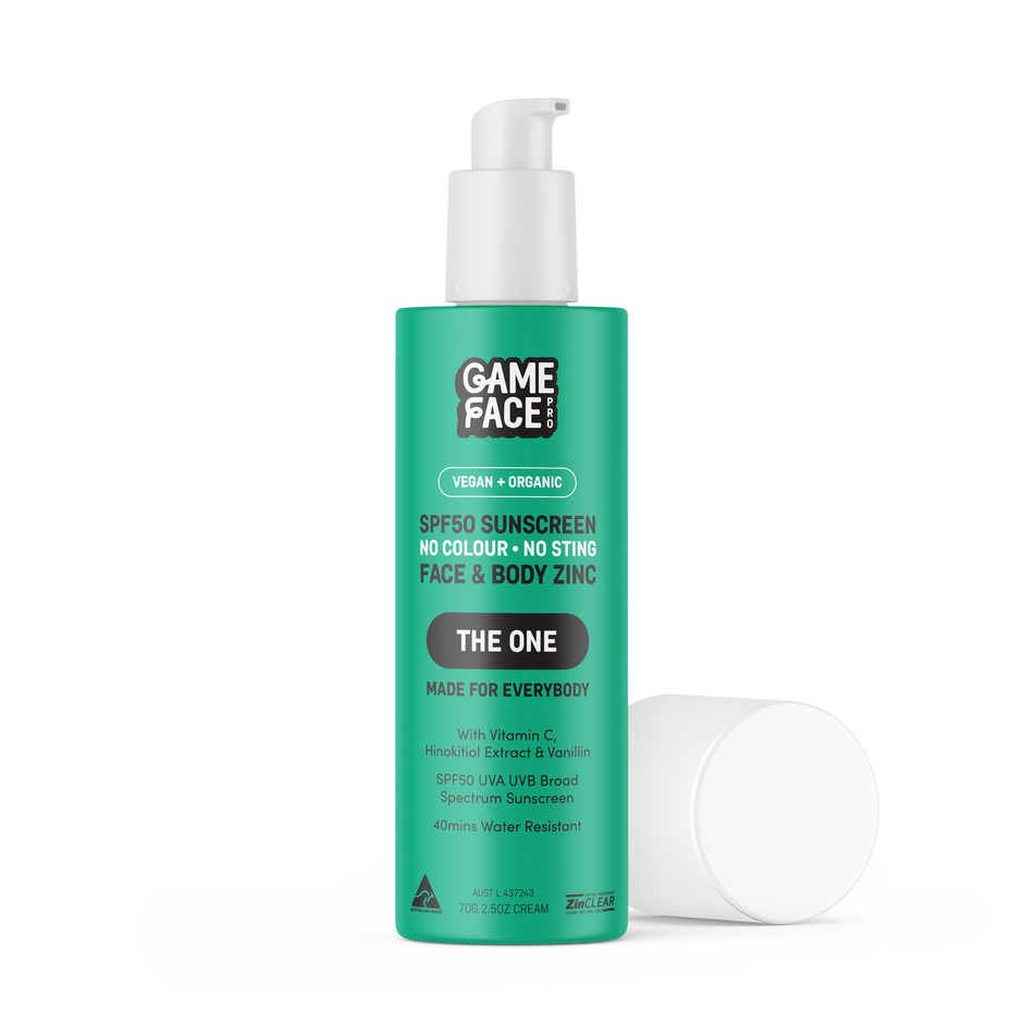 'Sport' SPF50 1Kg Sunscreen Face & Body Sunscreen – Game Face Pro
